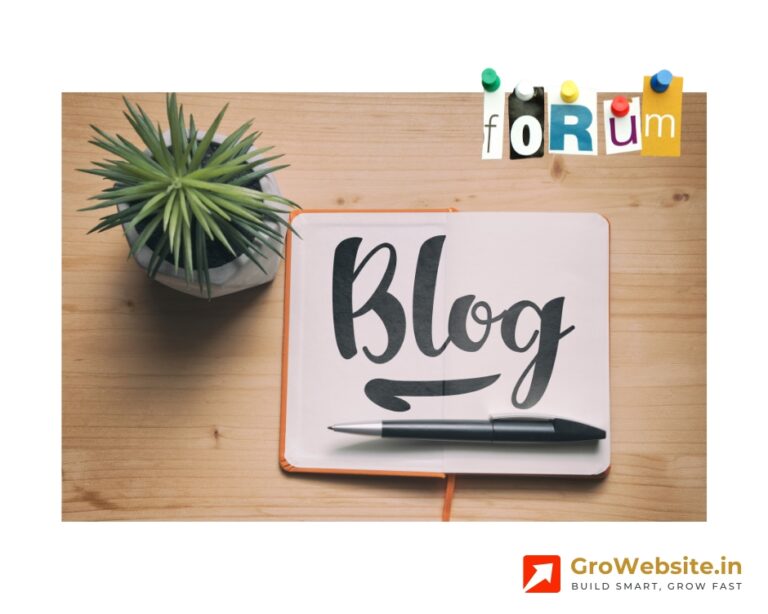 Blogs & Forum Setup – GroWebsite